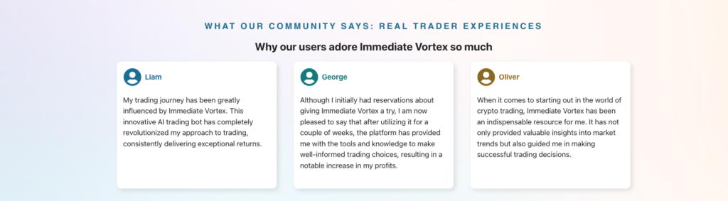 Examen Immediate Vortex : Le Trading De Crypto-monnaie Basé Sur L'IA A ...